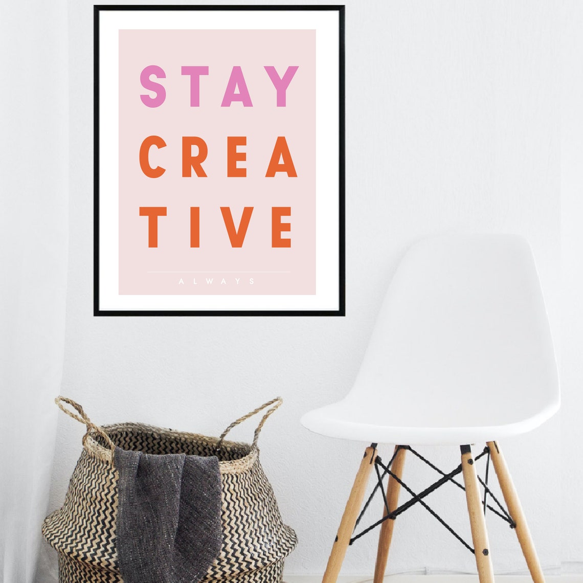 STAY CREATIVE - Always -PINK - Etsy