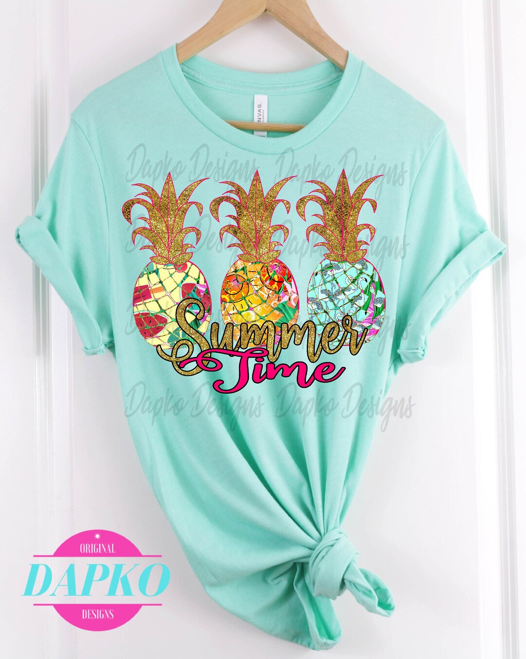 Summer Time Png, Pineapple Png, Summer Png, Summer Png for T-shirts, Png for Sublimation, DTG ...