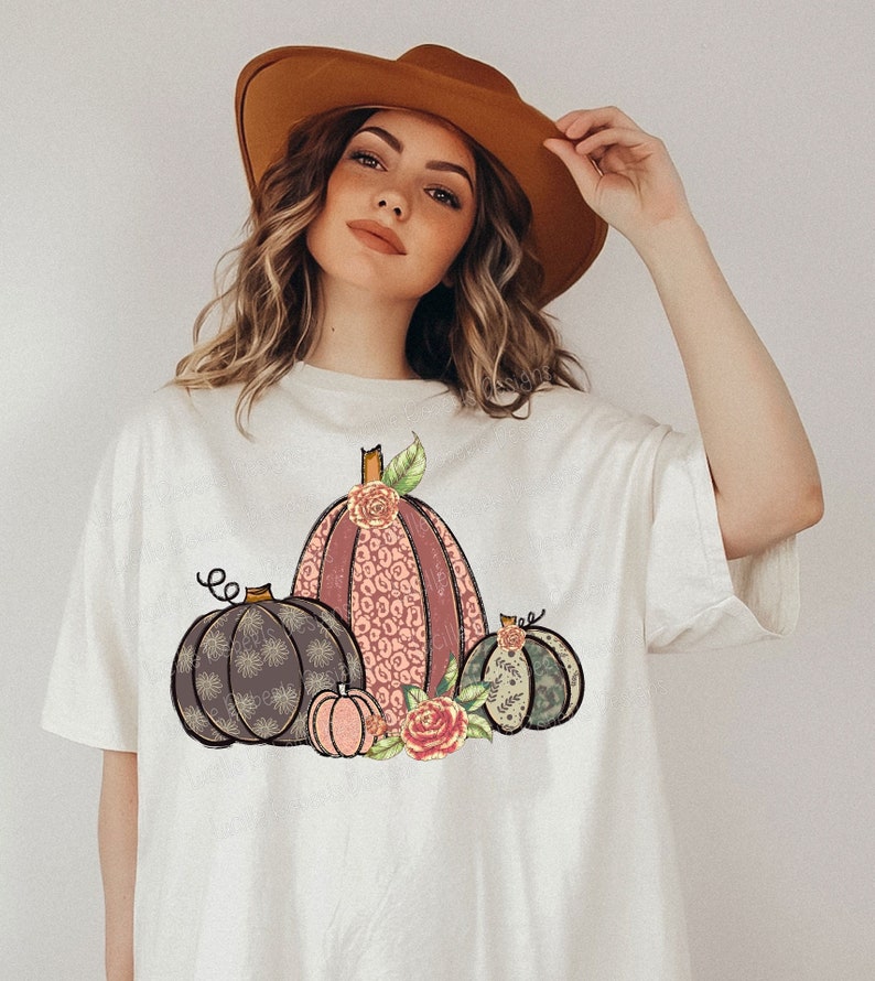 Fall Pumpkin Sublimation Design Digital Download Fall - Etsy