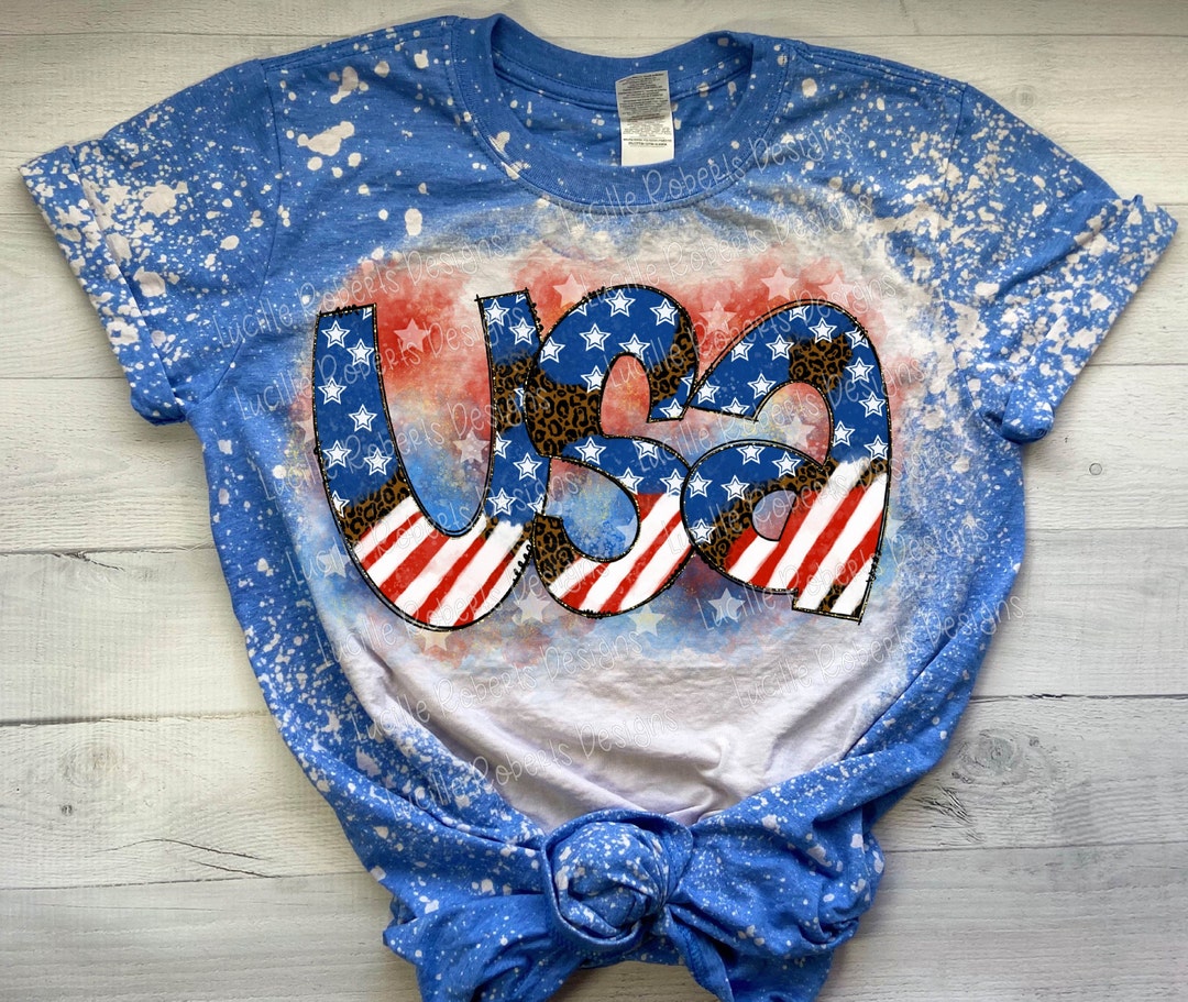 4th of July Png, Patriotic Png, Hand Drawn Letters, Red White and Blue ...