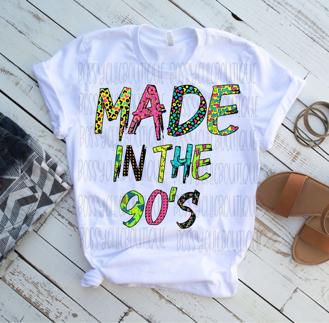 Made in the 90s Sublimation Design 90s Png DTG Printing - Etsy