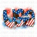 4th of July Png, Patriotic Png, Hand Drawn Letters, Red White and Blue ...