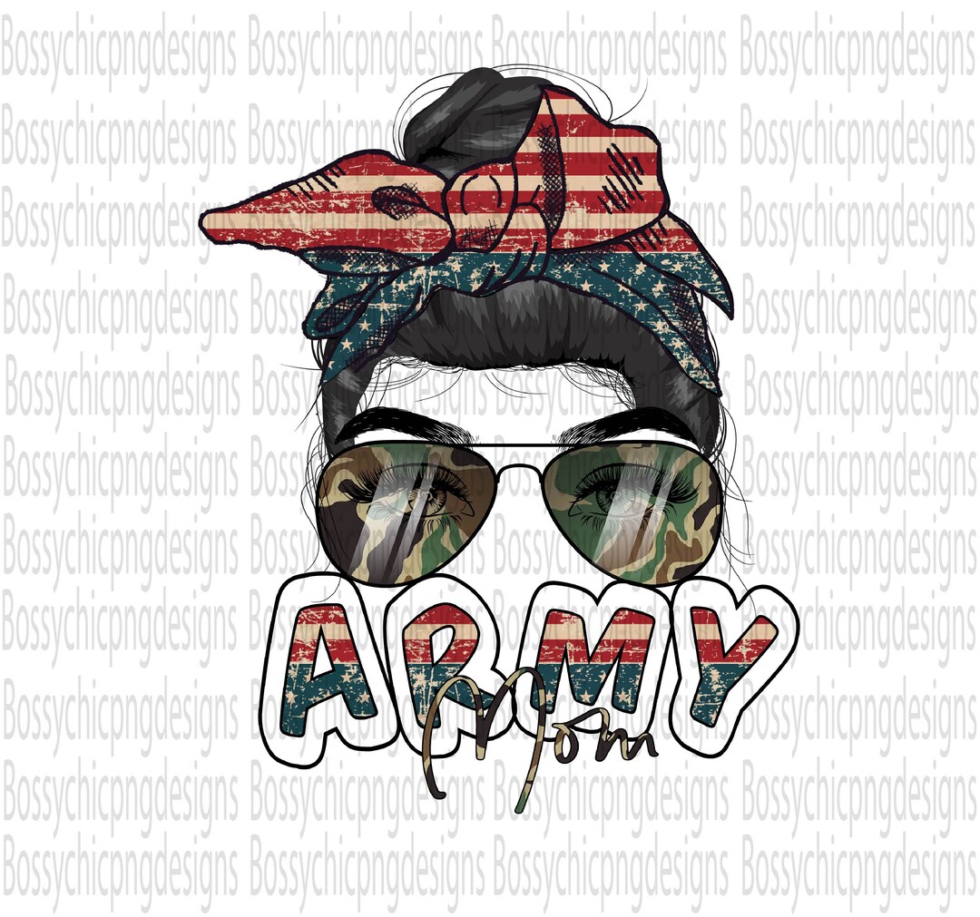Army Mom Png Sublimation, Military Wife Png, Veteran Png, DTG Printing ...