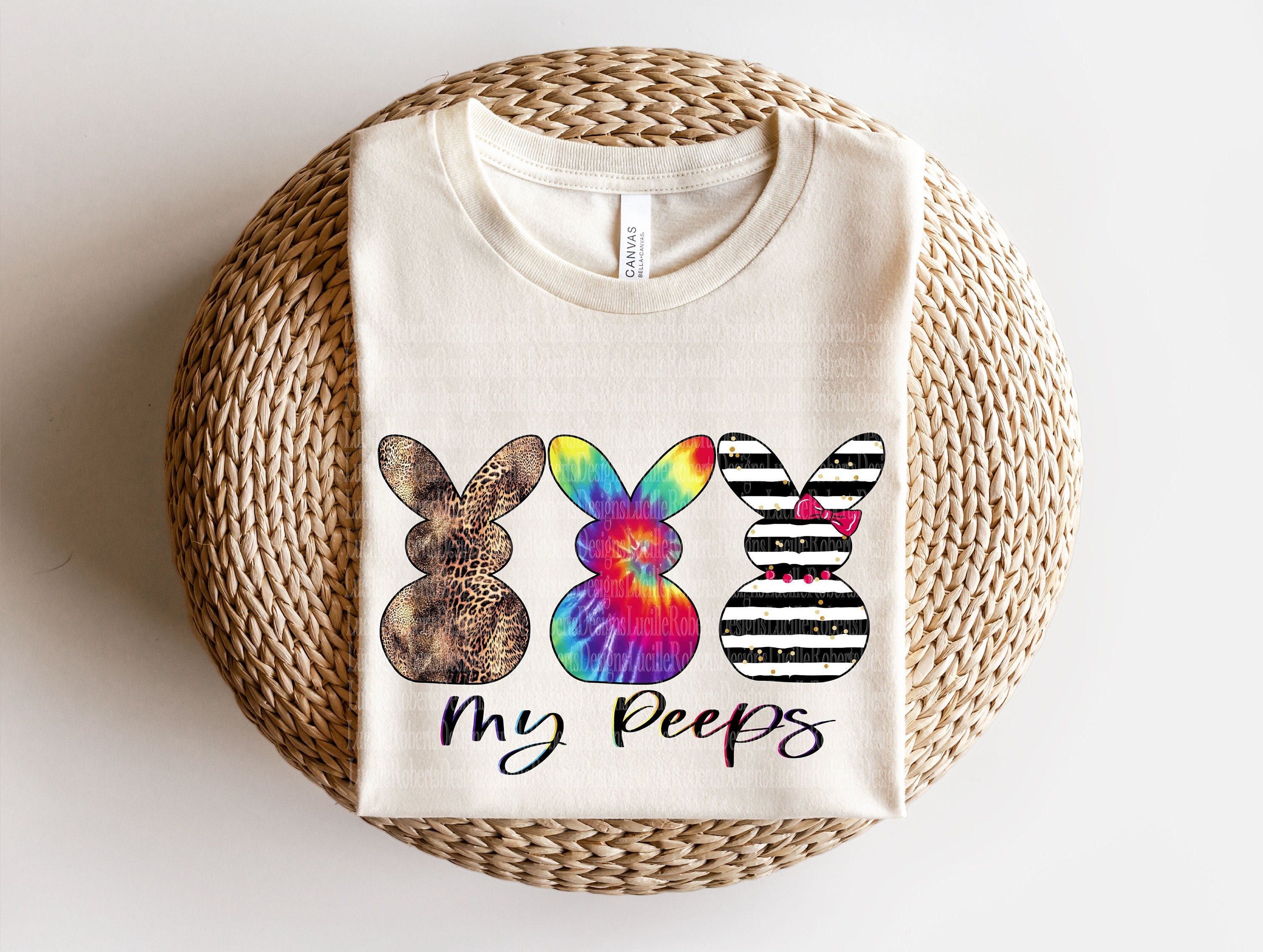 Easter Bunny Peeps Png Sublimation Design Easter Digital - Etsy