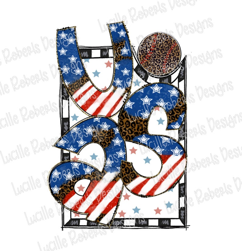 4th of July Png Patriotic Png Hand Drawn Letters Red White - Etsy