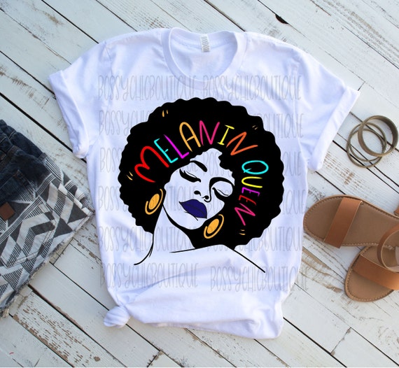 Black Woman Sublimation Png Afro Sublimation Melanin Queen | Etsy