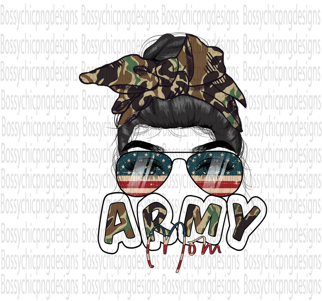 Army Mom Png Sublimation, Military Wife Png, Veteran Png, DTG Printing ...