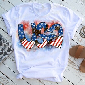 4th of July Png, Patriotic Png, Hand Drawn Letters, Red White and Blue ...