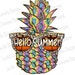 Summer Pineapple Png, Summer Time Png, Pineapple With Glasses, Tie Dye ...