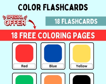 18 Jungle Animals Cards, Montessori Flash Cards, Pre-school Cards ...