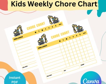 Dog Puppy Chore Chart for Kids, Kids Chore Chart, Responsibility Chart ...