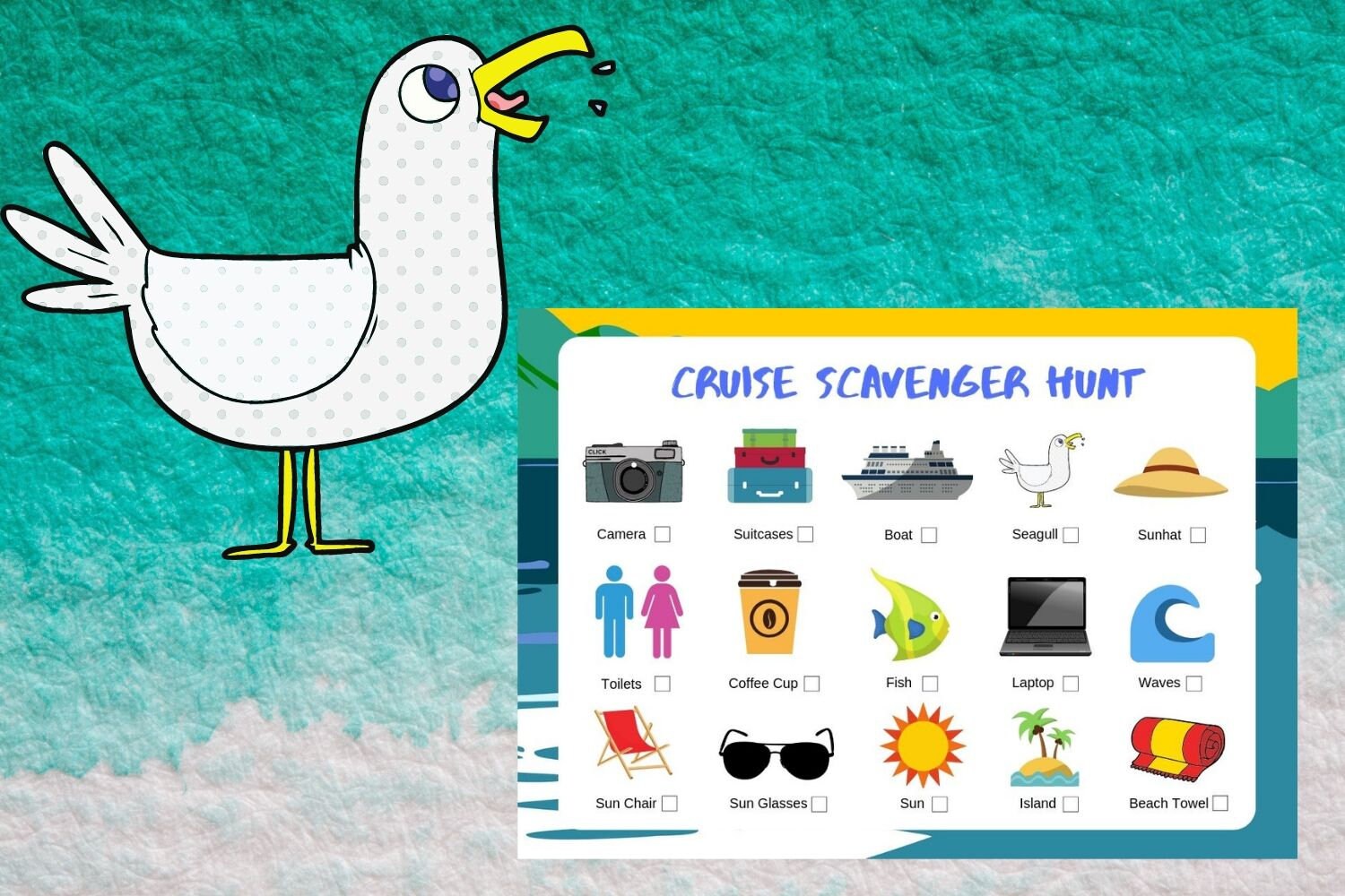 2x Cruise Scavenger Hunt / Scavenger Hunt / Kids Cruise Hunt / Kids ...