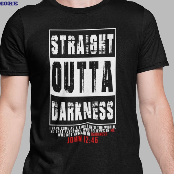 Straight Outta Darkness Svg Bible Verse Etsy