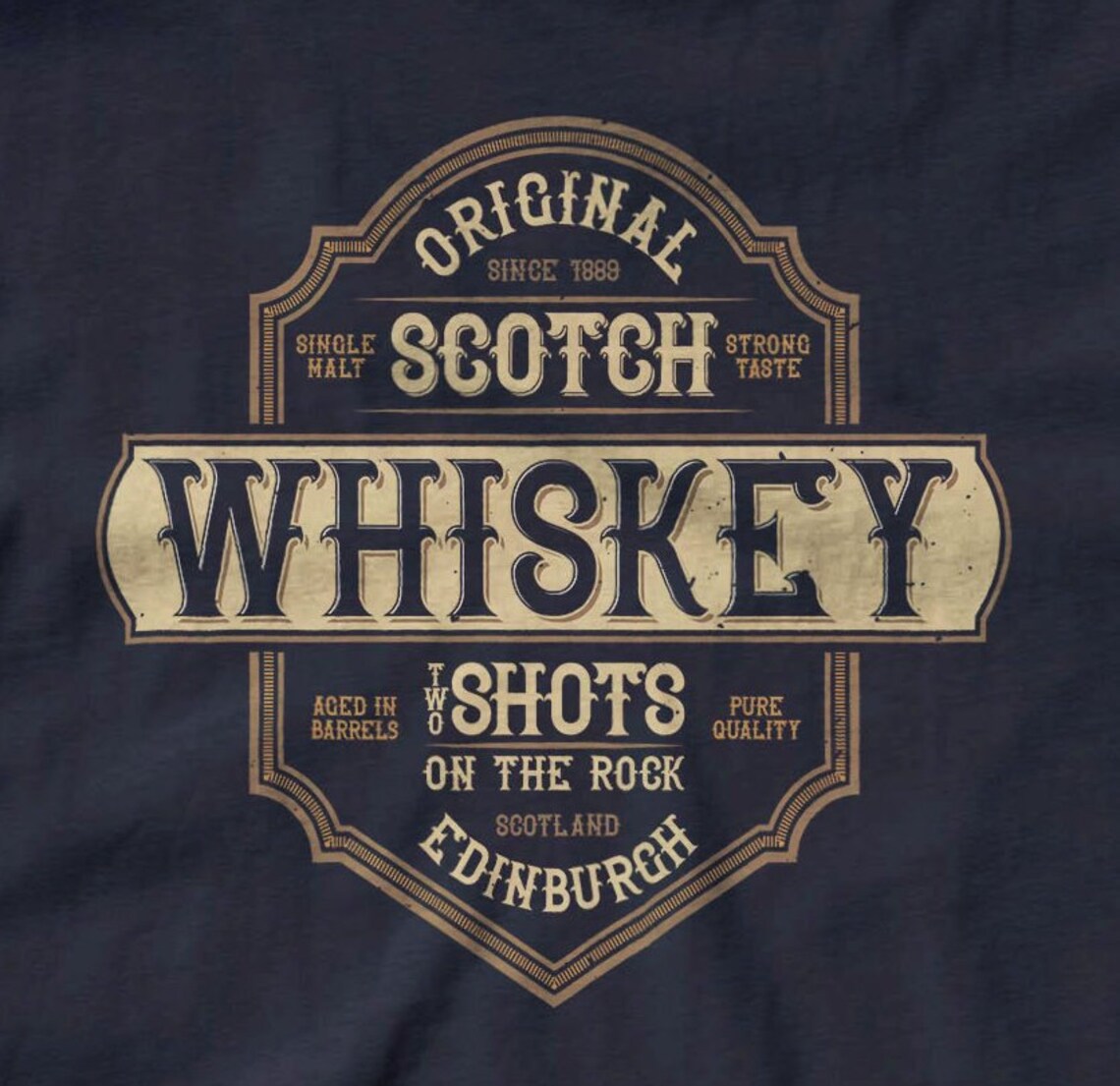 Original Scotch Whiskey Tshirt Edinburgh Alcohol Shirt - Etsy
