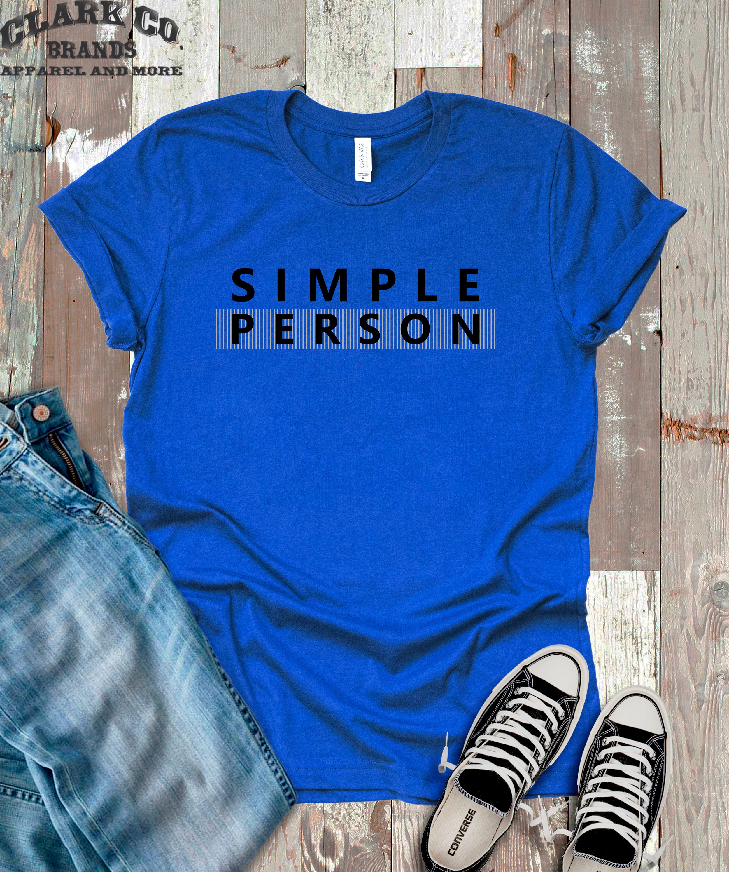 Simple Person T-shirt Funny Shirts Gift Ideas Trendy - Etsy
