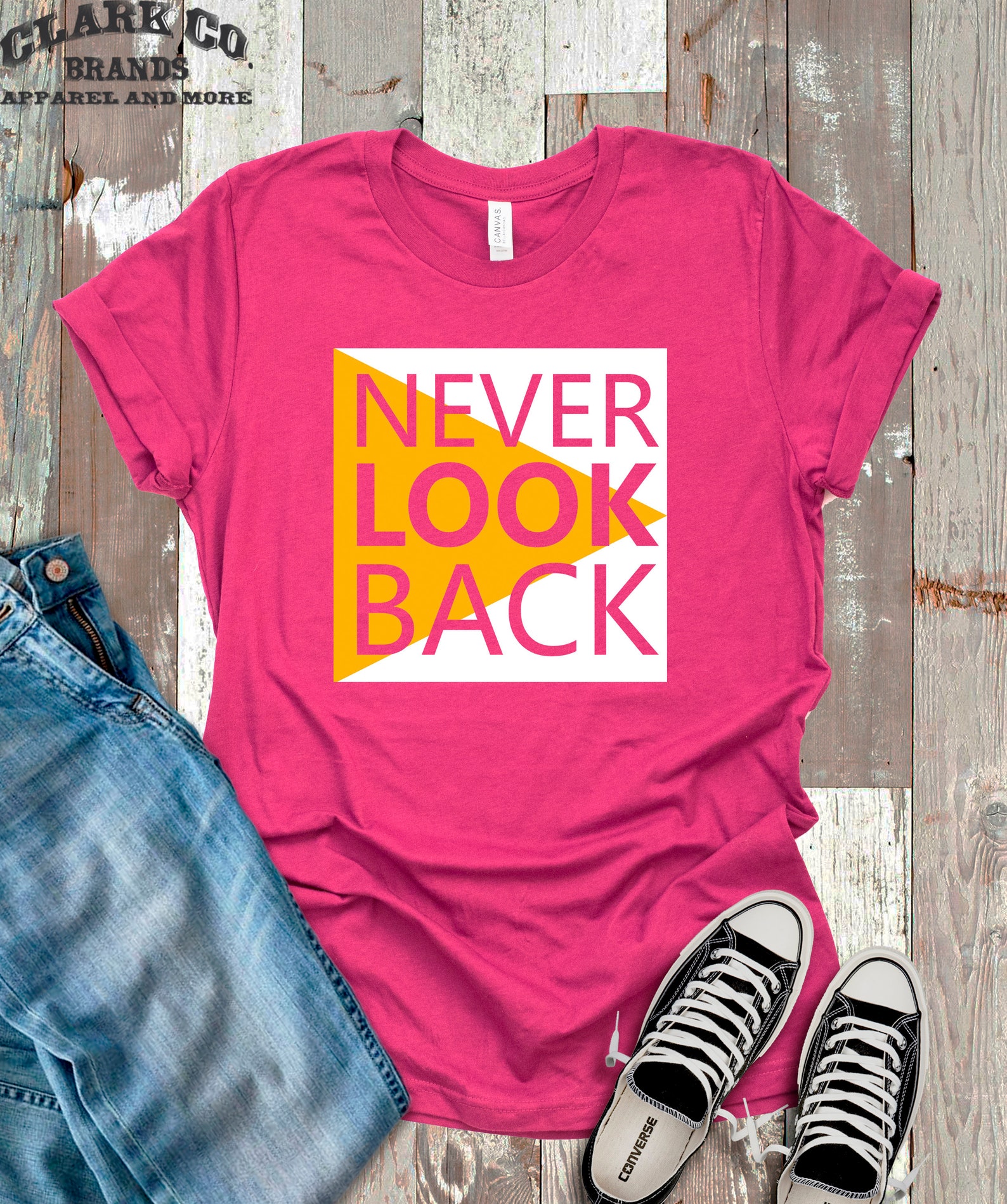 Never Look Back T-shirt Inspirational Shirts Gift Ideas - Etsy