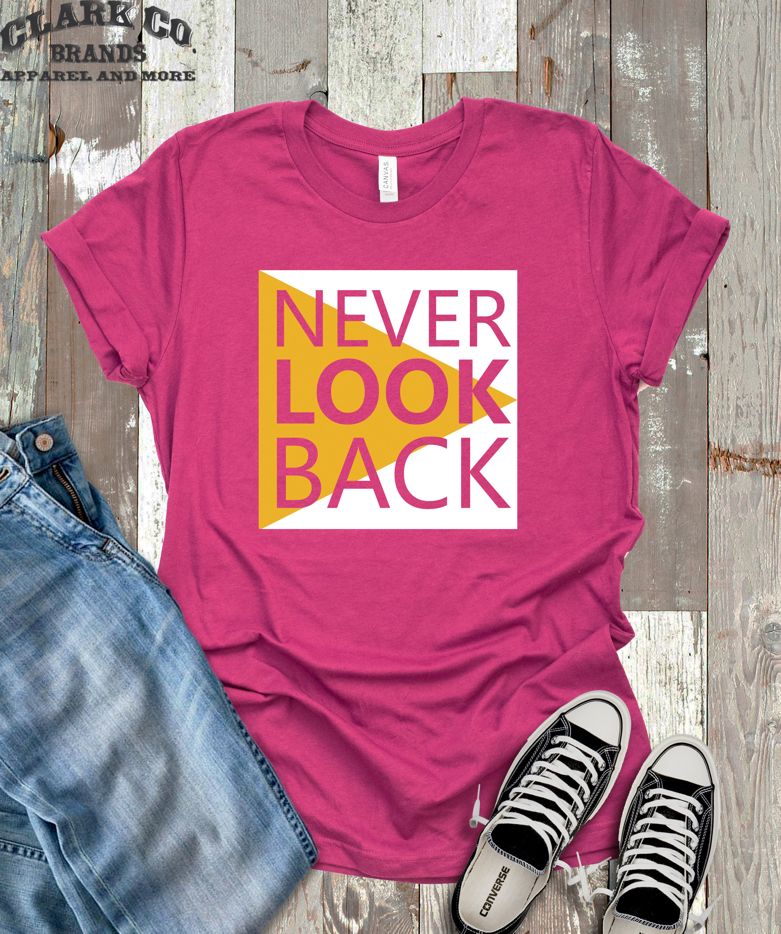 Never Look Back T-shirt Inspirational Shirts Gift Ideas - Etsy