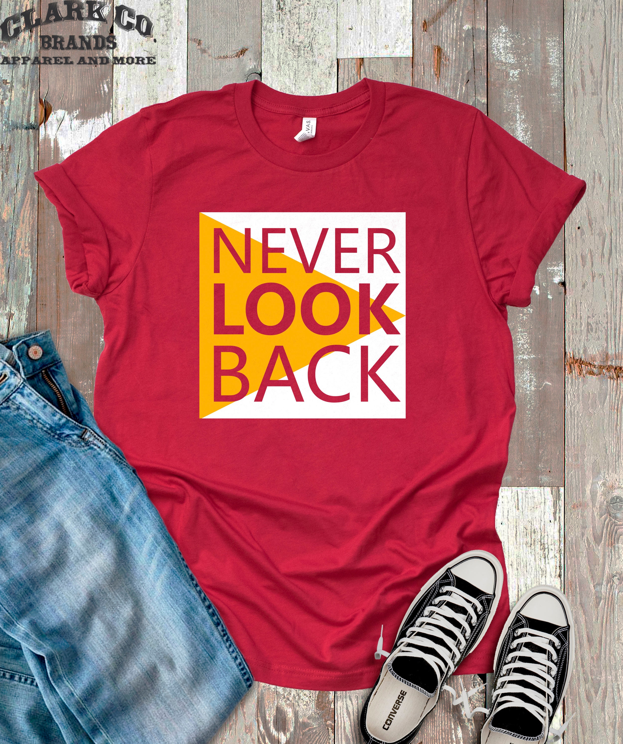 Never Look Back T-shirt Inspirational Shirts Gift Ideas - Etsy