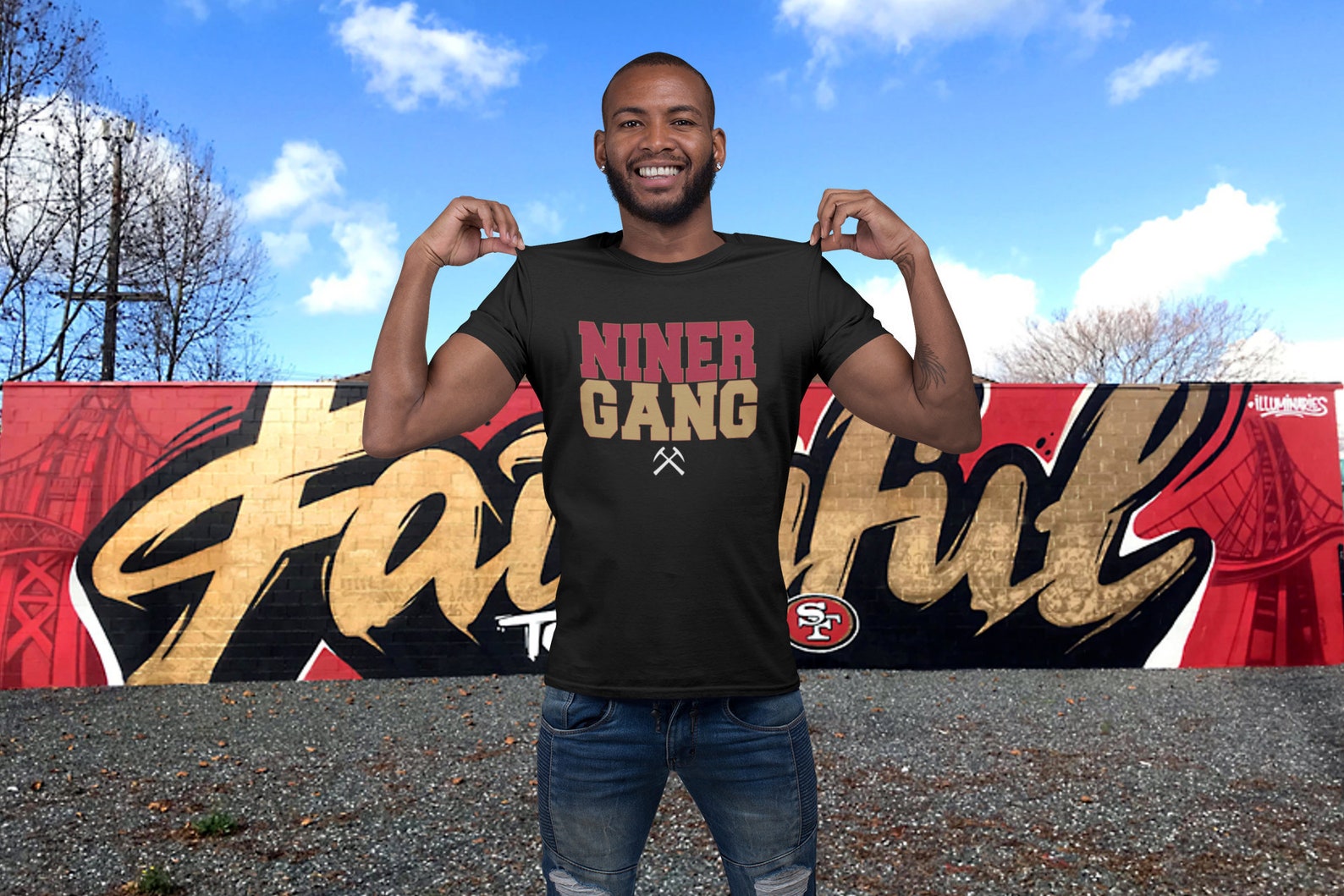 49ers Shirts San Francisco Fan Niners Gang T-shirt 49ers Fan Gear 49ers ...