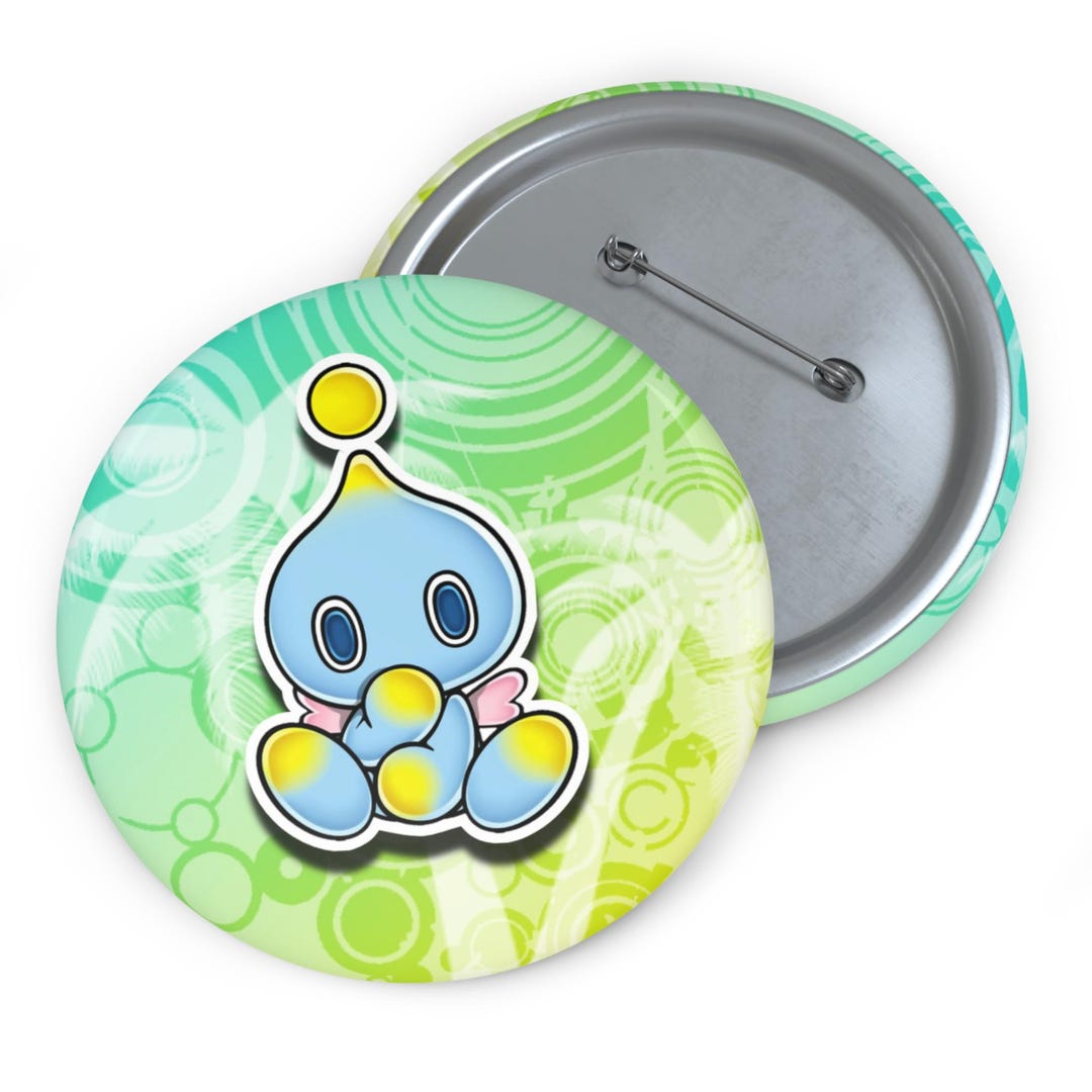 Neutral Chao From Sonic the Hedgehog Pin, Retro Gamer Button - Etsy