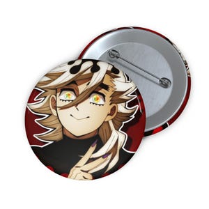 Douma Demon Slayer Pin, Cute Chibi Button - Etsy