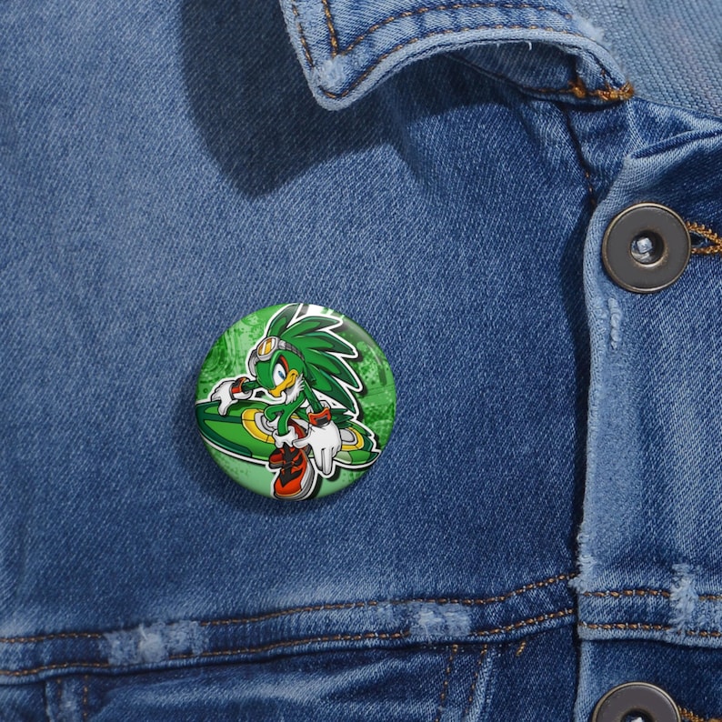 Jet the Hawk Pin: Glossy Sonic the Hedgehog Badge - Etsy