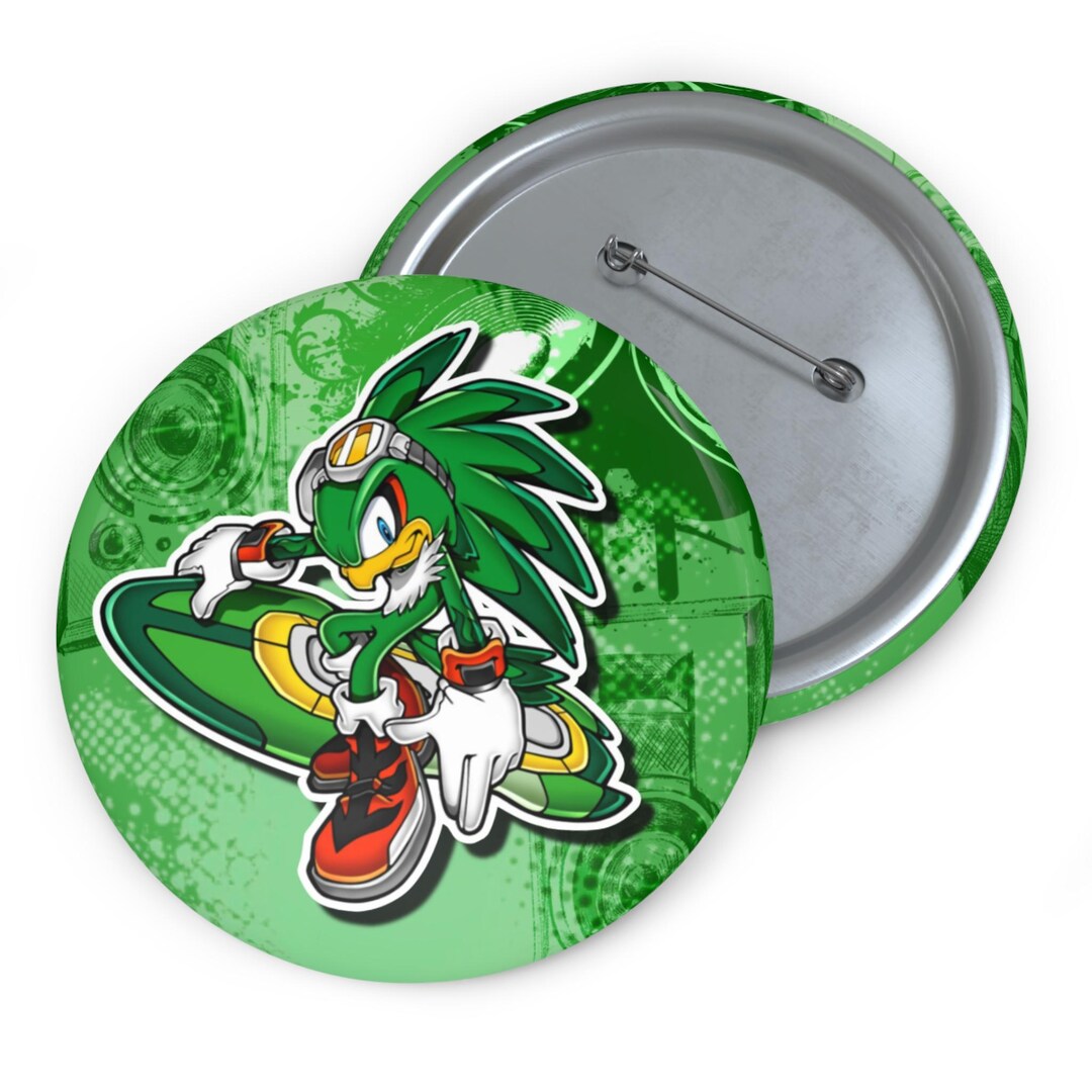 Jet the Hawk Pin: Glossy Sonic the Hedgehog Badge - Etsy