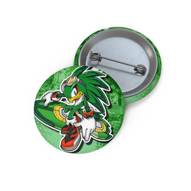 Jet the Hawk Pin: Glossy Sonic the Hedgehog Badge - Etsy