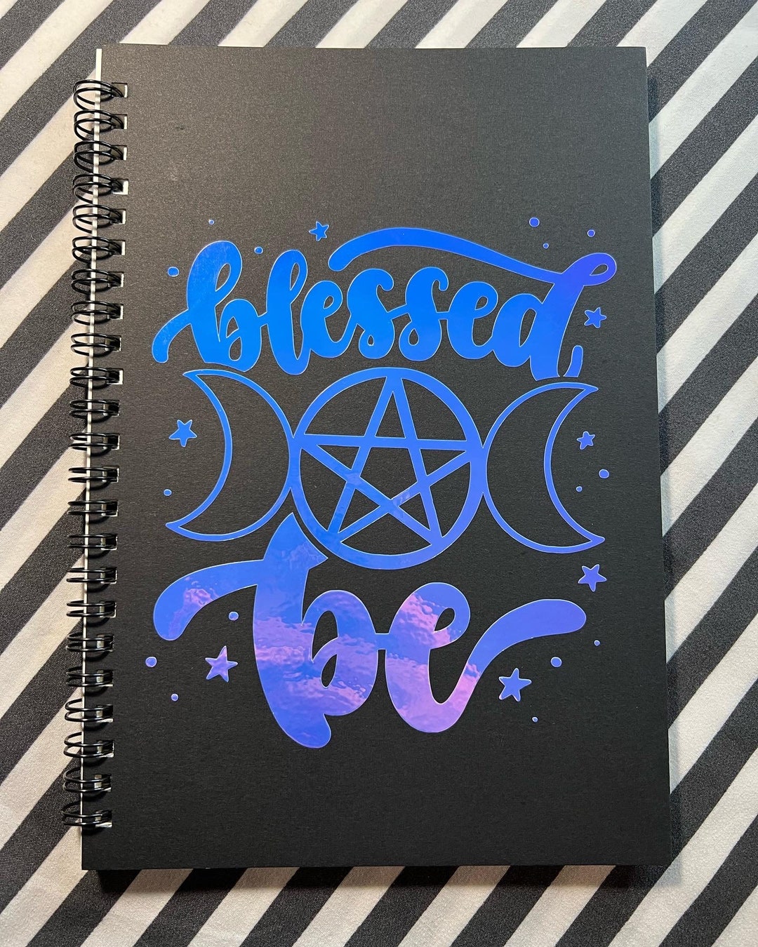 Blessed Be Spiral Notebook/ Witch/ Blessed Be - Etsy