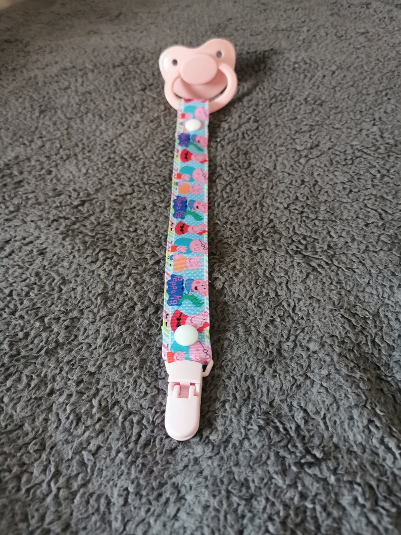 Character Abdl Adult Dummy/paci Clip - Etsy