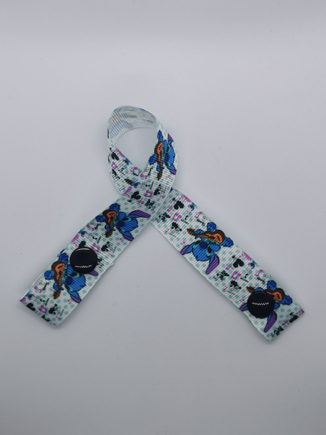 Stitch With Guitar Abdl Adult Dummy/paci Ribbon - Etsy