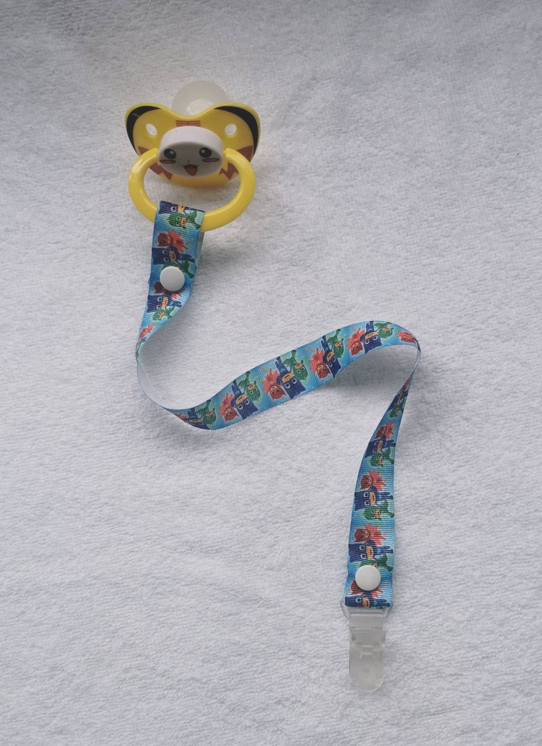 Character BLUE Abdl Adult Dummy/paci Clip - Etsy