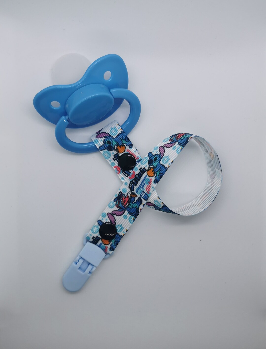 Stitch With Ice Cream Abdl Adult Dummy/paci Clip - Etsy UK