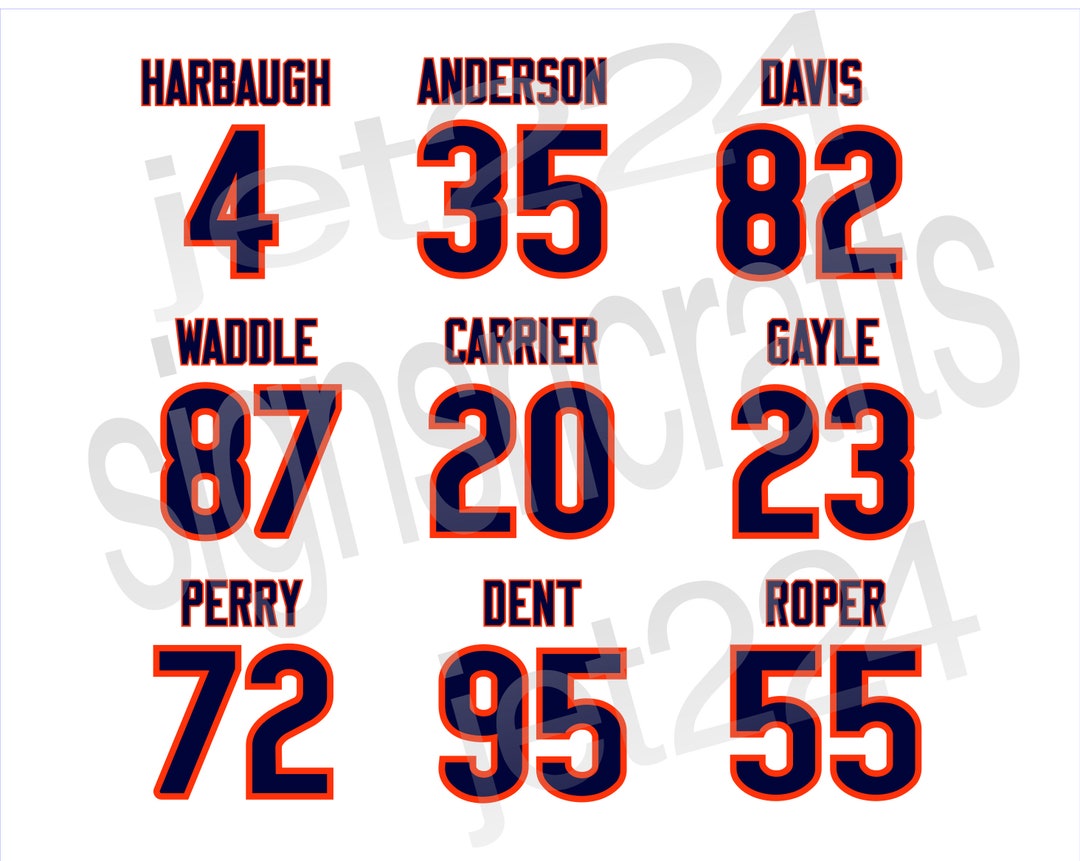Chicago Bears STICKER DECAL 1990's Stars - Etsy