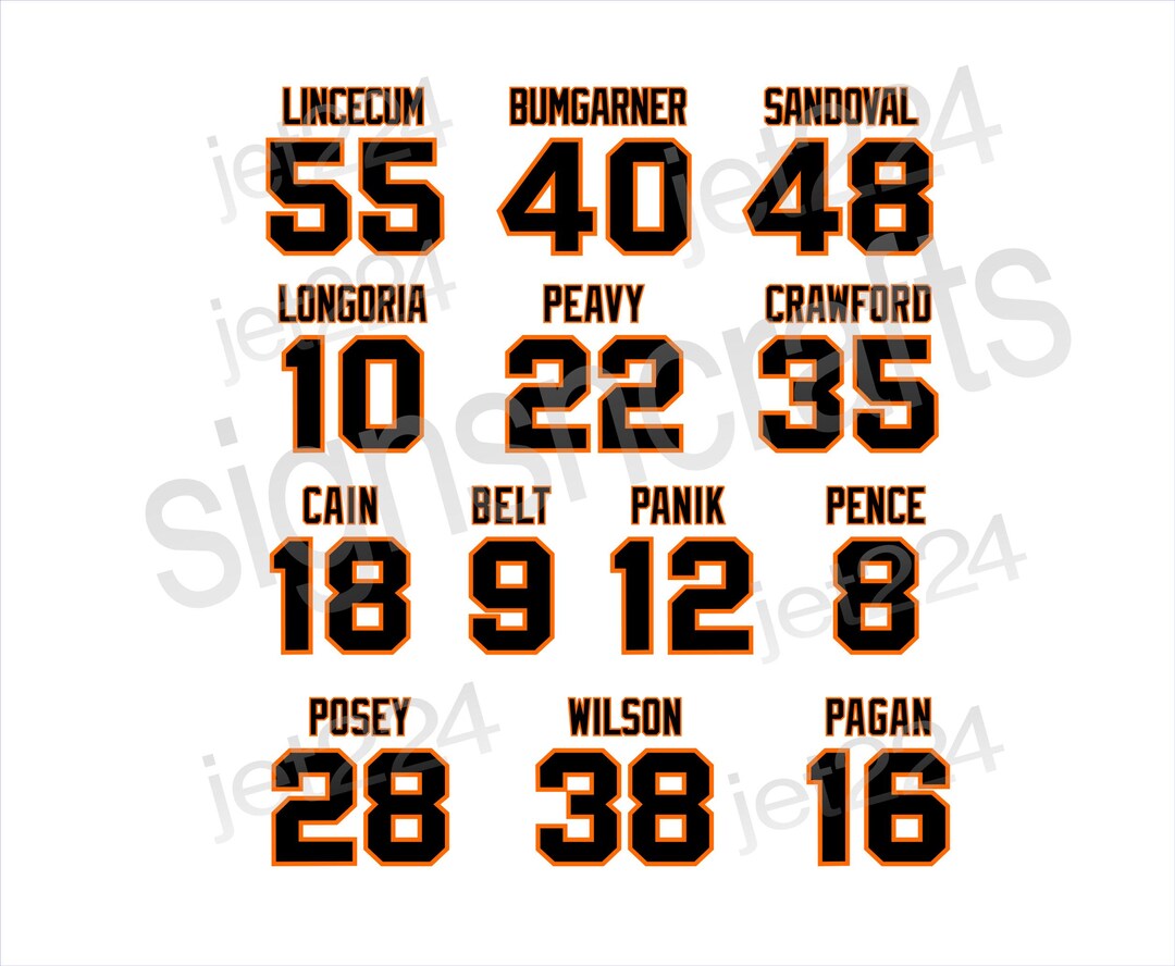 SF Giants STICKER DECAL 2010s Stars - Etsy