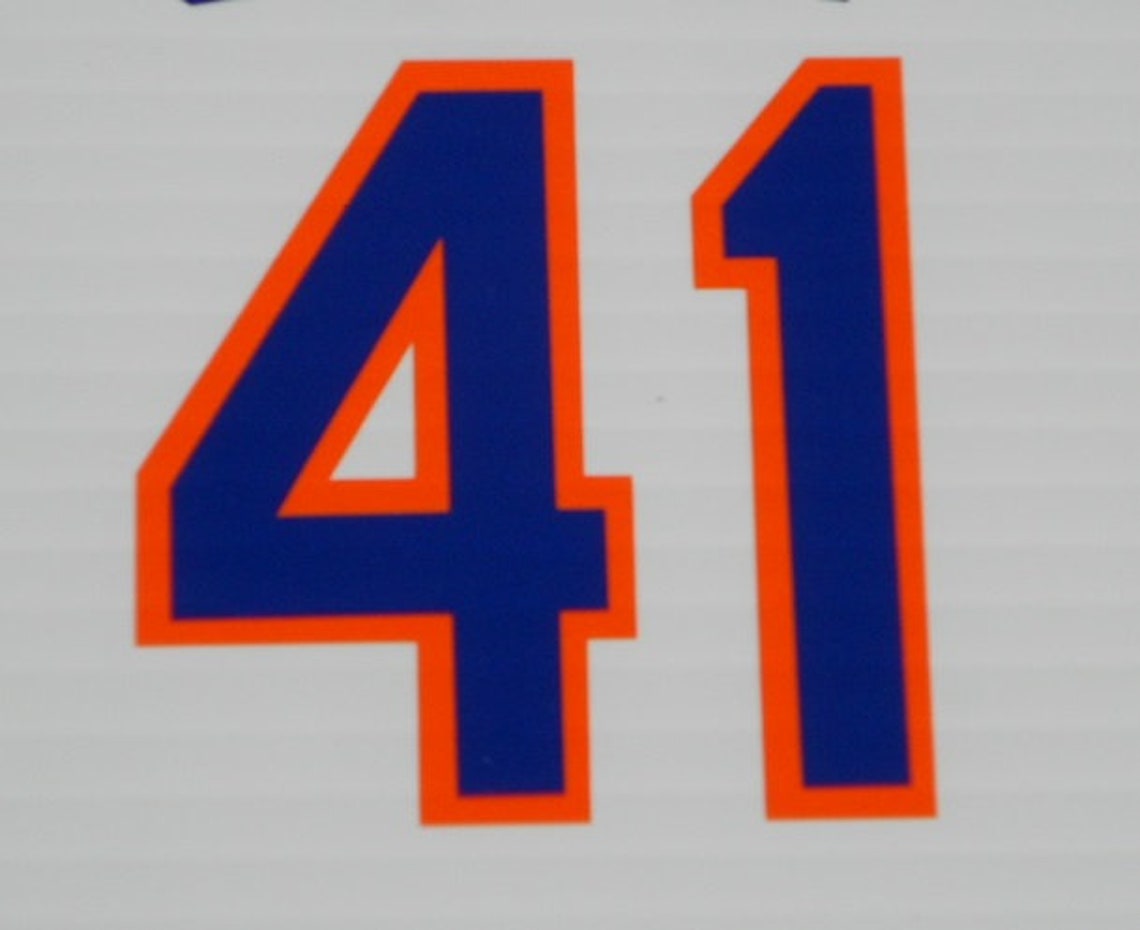Tom Seaver 41 STICKER DECAL Mets Baseball Pitcher Jersey - Etsy