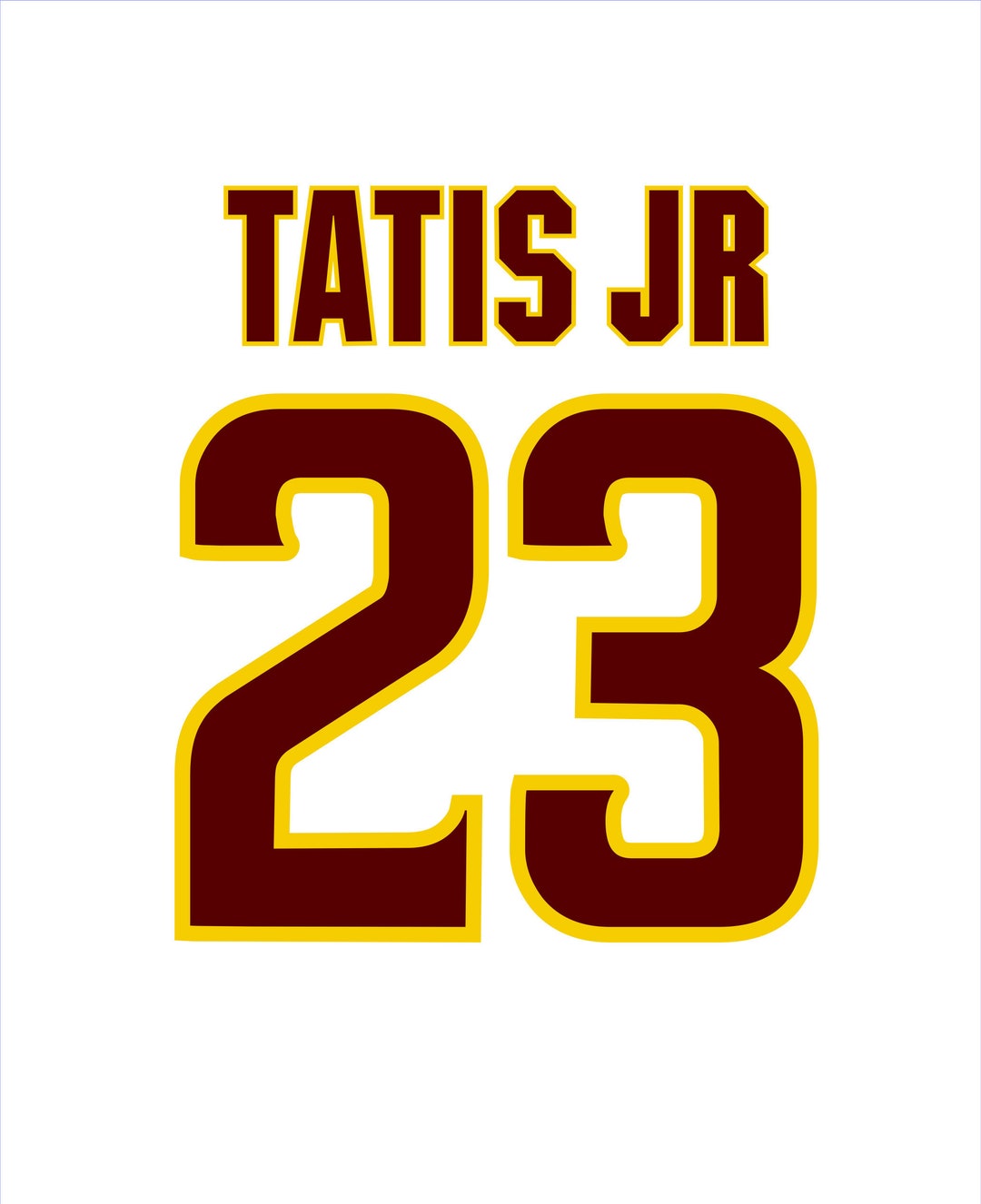 Fernando Tatis JR STICKER DECAL San Diego Padres, Jersey Card - Etsy