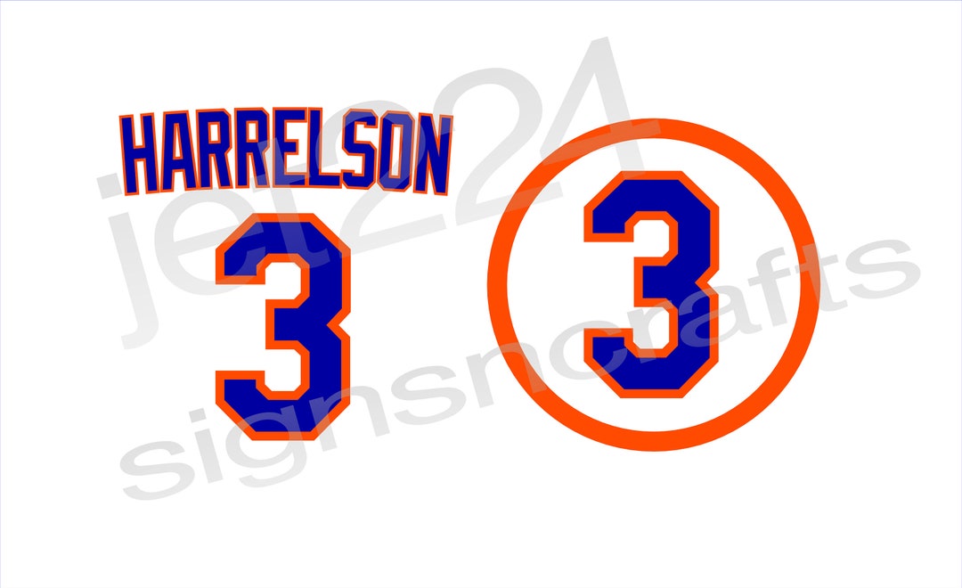 NY Mets Sticker/decal BUD HARRELSON Shortstop - Etsy