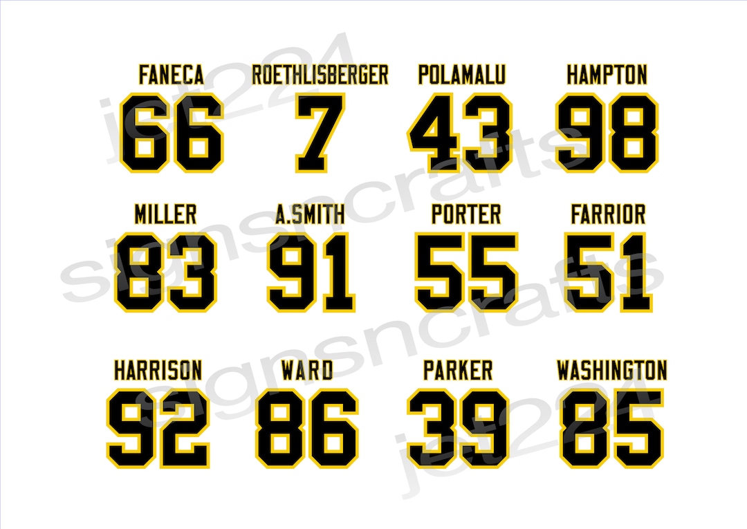 Pittsburgh Steelers STICKER DECAL 2000s Roethlisberger Polamalu Ward ...