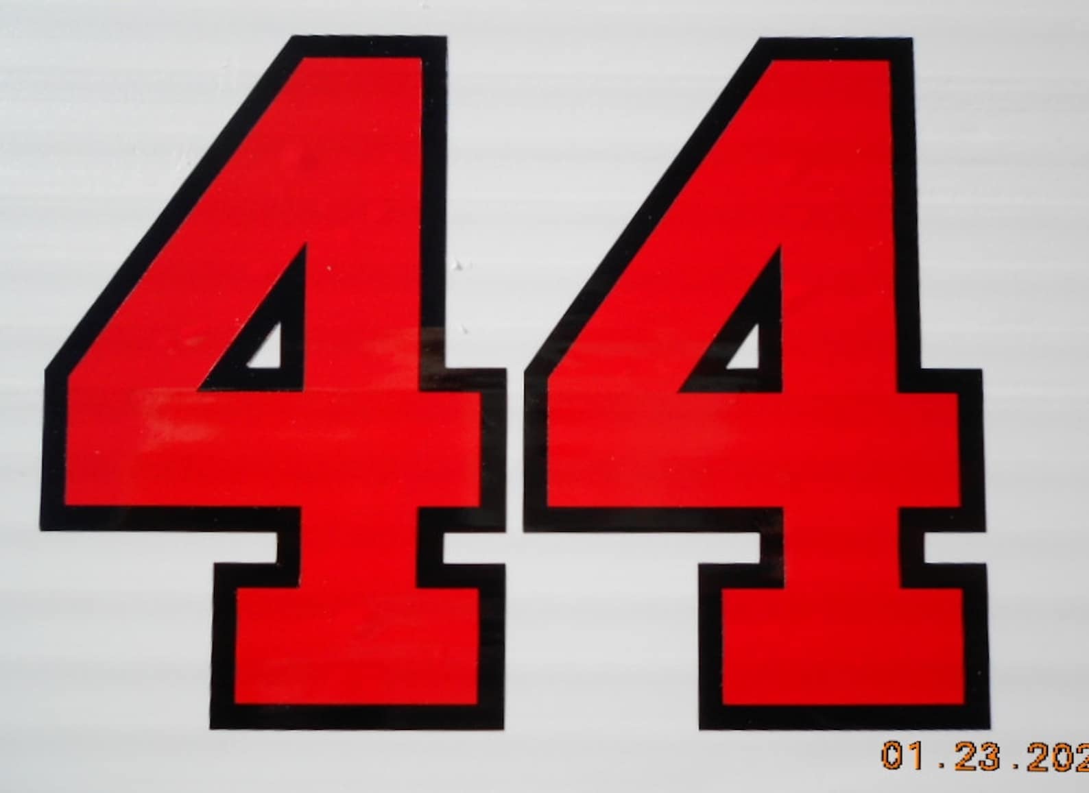 Hank Aaron 44 STICKER DECAL Atlanta Braves Jersey Autograph Card ...