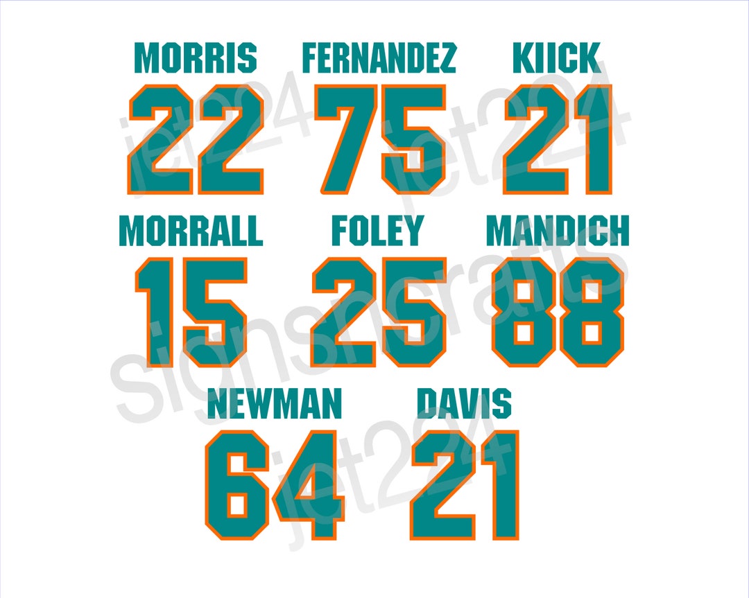 Miami Dolphins STICKER DECAL 70s Stars - Etsy