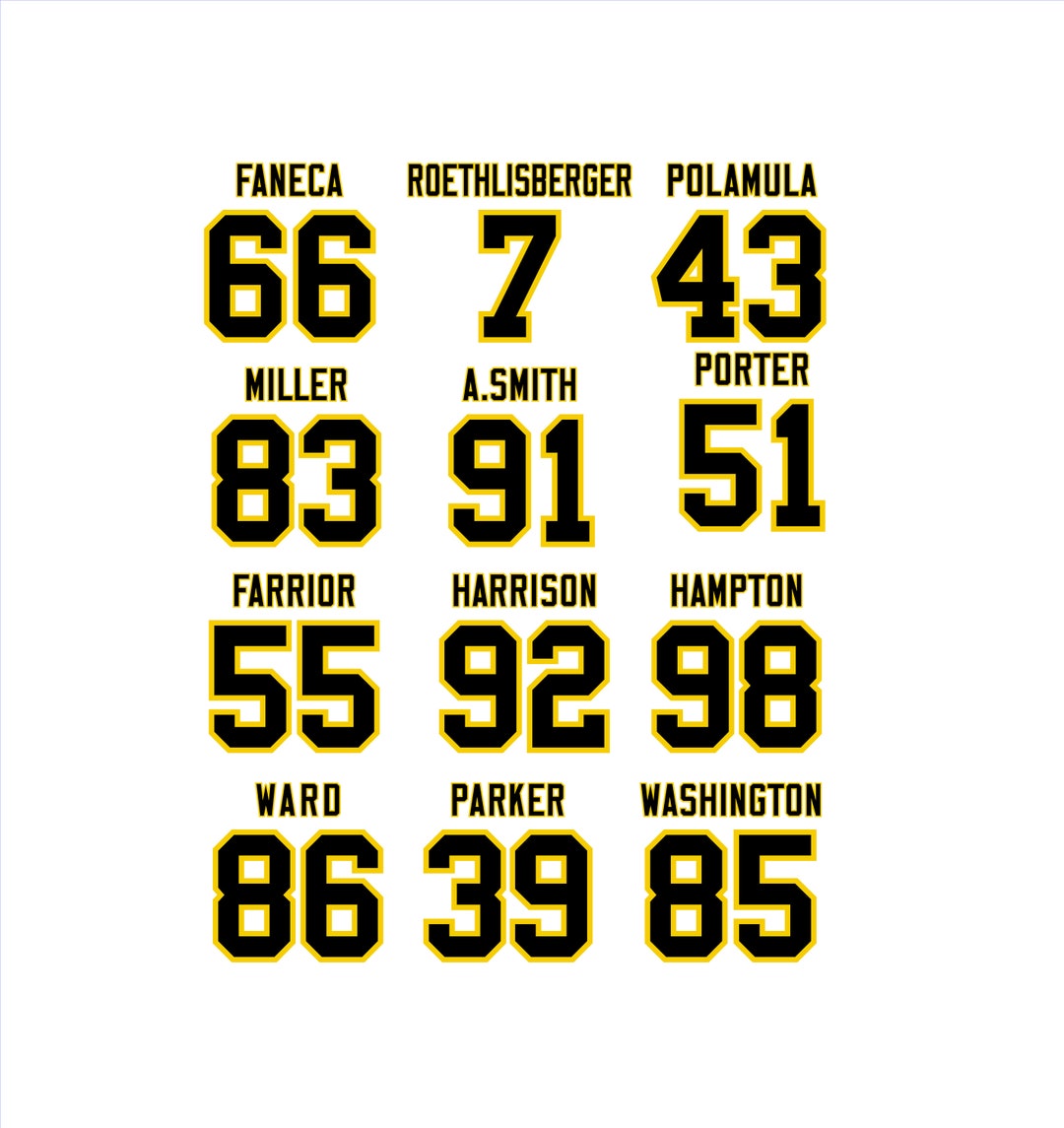 Pittsburgh Steelers STICKER DECAL 2000s Roethlisberger - Etsy