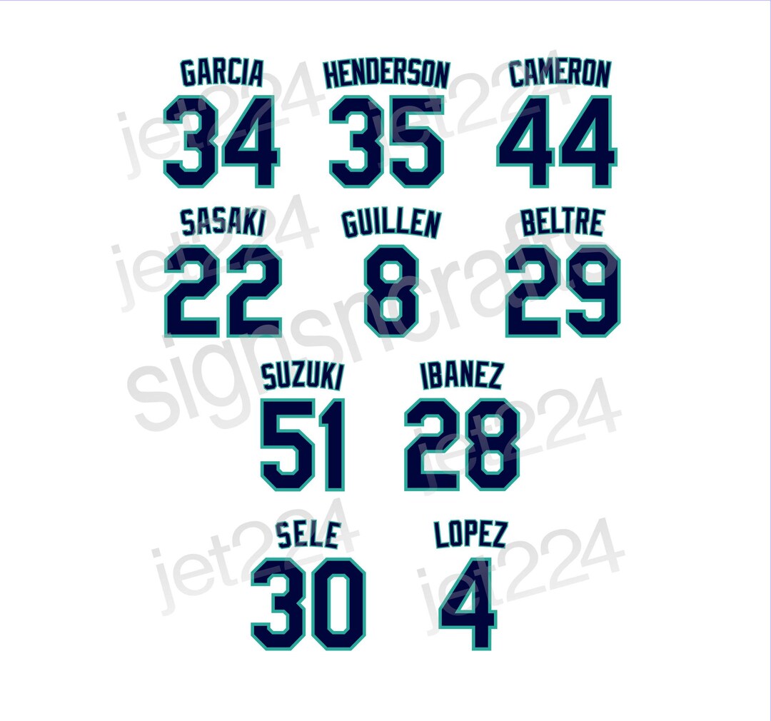 Seattle Mariners DECAL STICKER 2000's Stars - Etsy