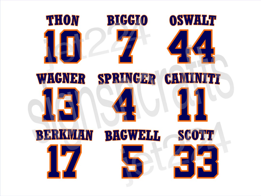 Houston Astros STICKER DECAL Historic Stars - Etsy