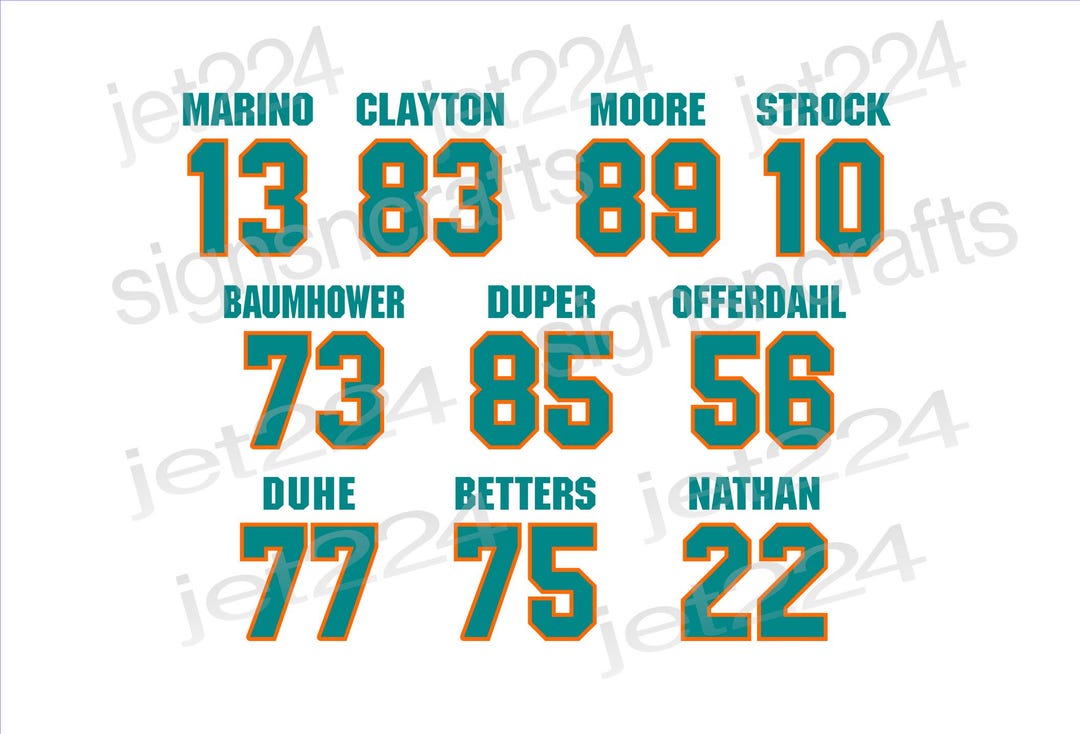 Miami Dolphins STICKER DECAL 1980s Stars - Etsy