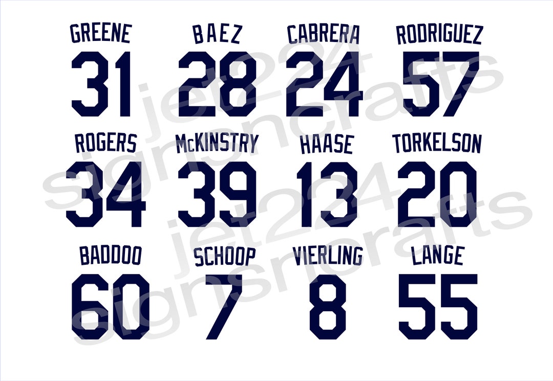 Detroit Tigers STICKER/DECAL Baez Cabrera Rodriguez - Etsy