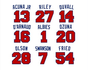 Atlanta Braves Decal - Etsy