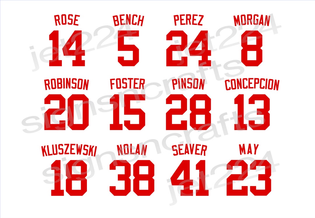 Cincinnati Reds STICKER DECAL 70s Rose Morgan Bench Perez - Etsy