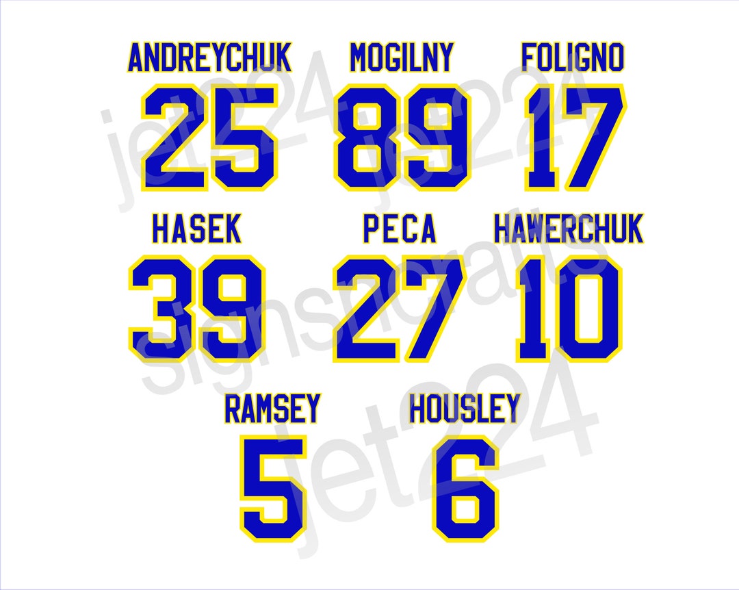 Buffalo Sabres STICKER DECAL Historic Stars - Etsy