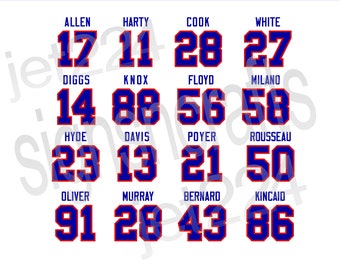 Buffalo Bills Sticker Custom Vinyl Josh Allen & James Cook Let James ...